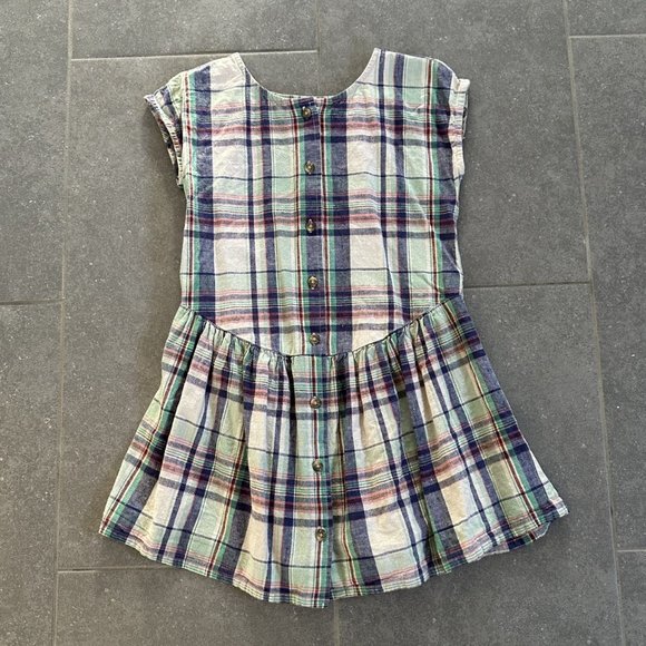 Tea Collection | Dresses | Euc Girls Short Sleeve Daniela Plaid Dress ...
